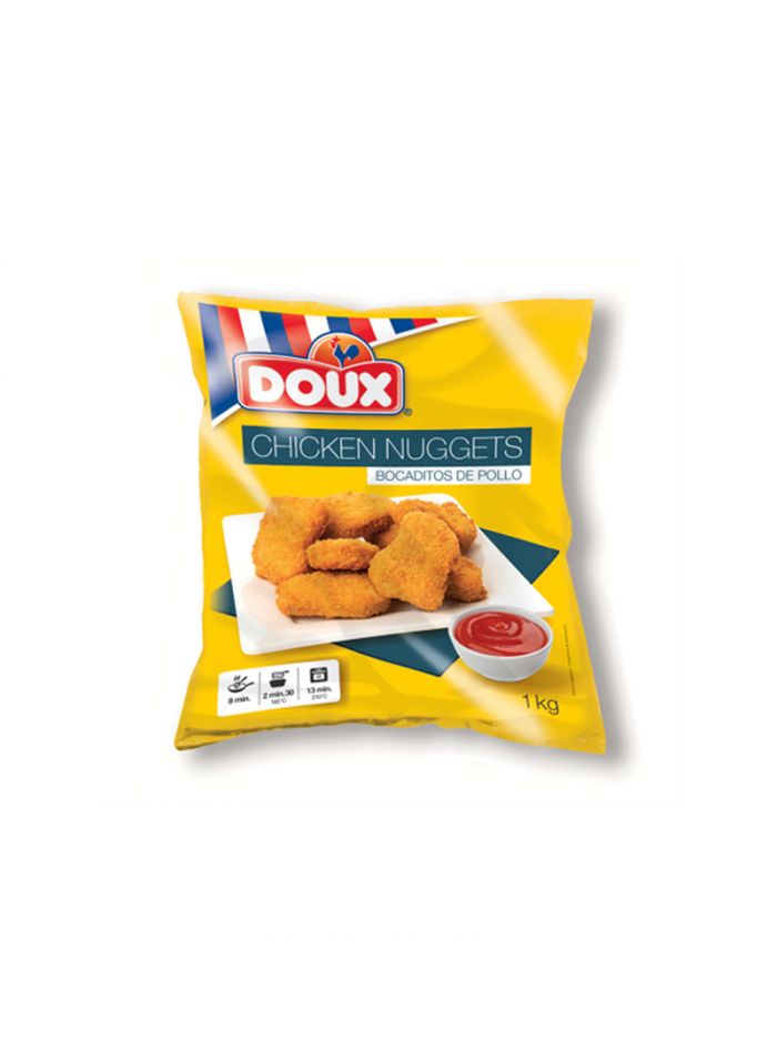 دو قطع دجاج ناجتس مغطاة بالبقسماط - 10 حبات بالكرتون - 1 كجم | امداد إكس