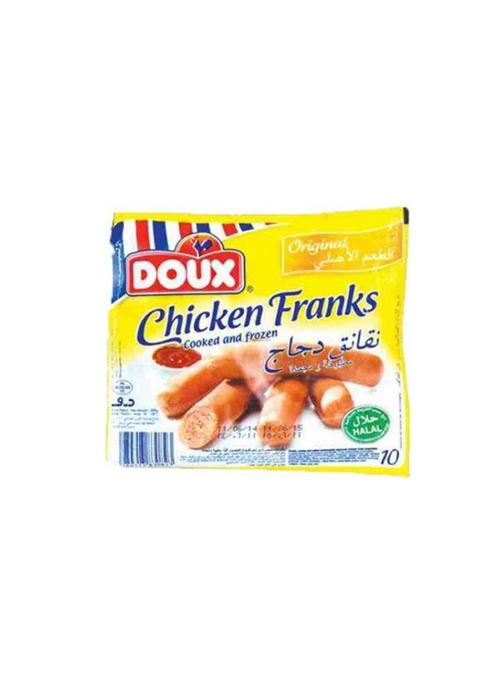 Doux Chicken Franks - Box Of 24 Pieces - 400 G | امداد إكس