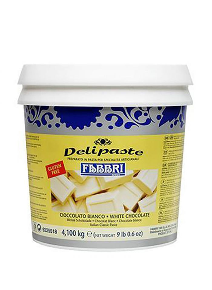 Fabbri Delipaste White Chocolate - Box Of 3 Pcs - 4.1 Kg For Bucket ...