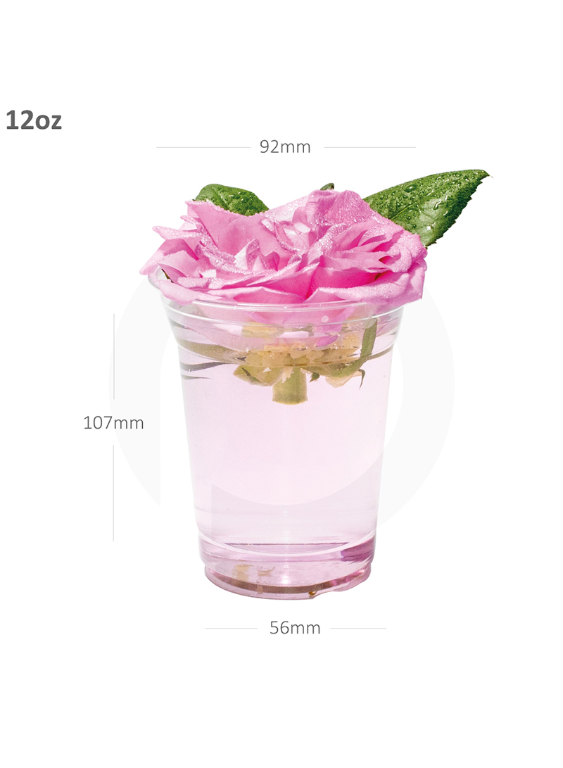 Promopack 12oz/92mm PET Plastic Cup - Box Of 1000 Pieces | امداد إكس