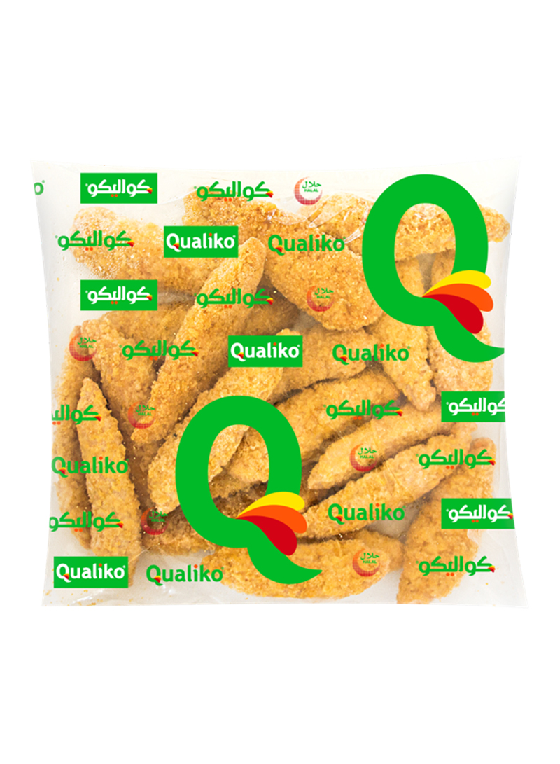 Qualiko Breaded Chicken Fillet Frozen - Box Of 6 Pieces - 1 Kg | امداد إكس